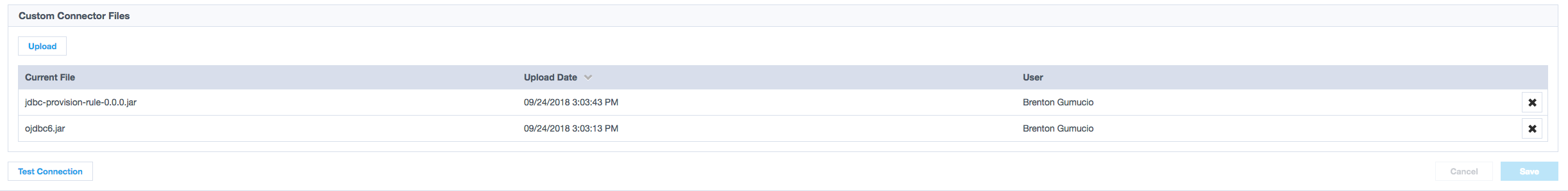 Provisioning to a JDBC Source via an external jar - Compass