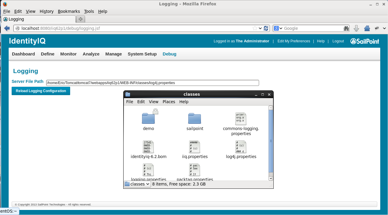How to find Log4j.properties and IdentityIQ logs - Compass