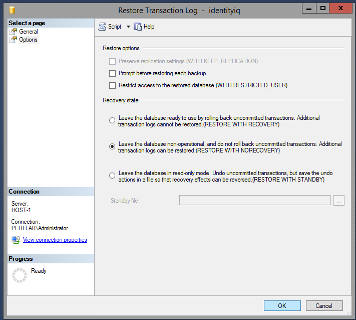 Configuring IdentityIQ for use with SQL Server mirroring - Compass