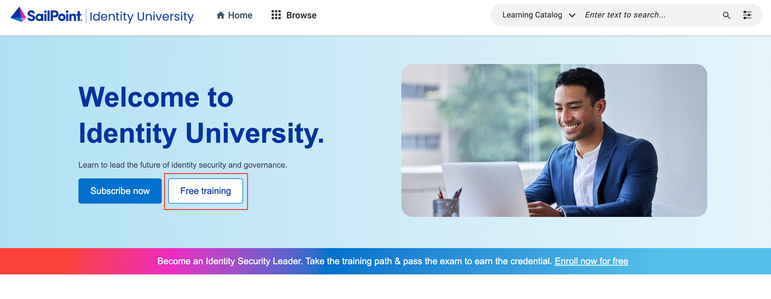 Are there any free training materials I can access to learn SailPoint? - Compass