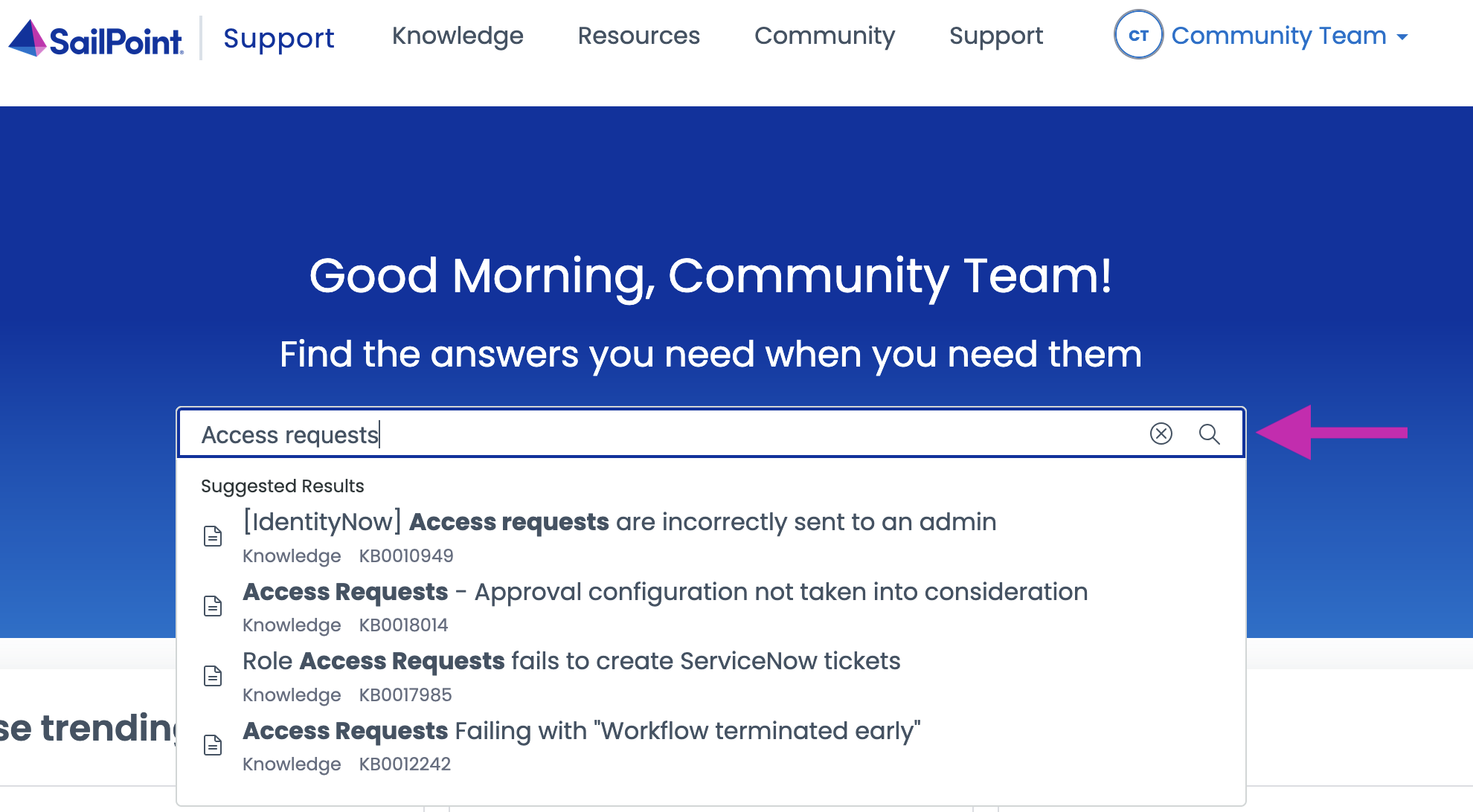 How to: Use the SailPoint Support Portal - Compass