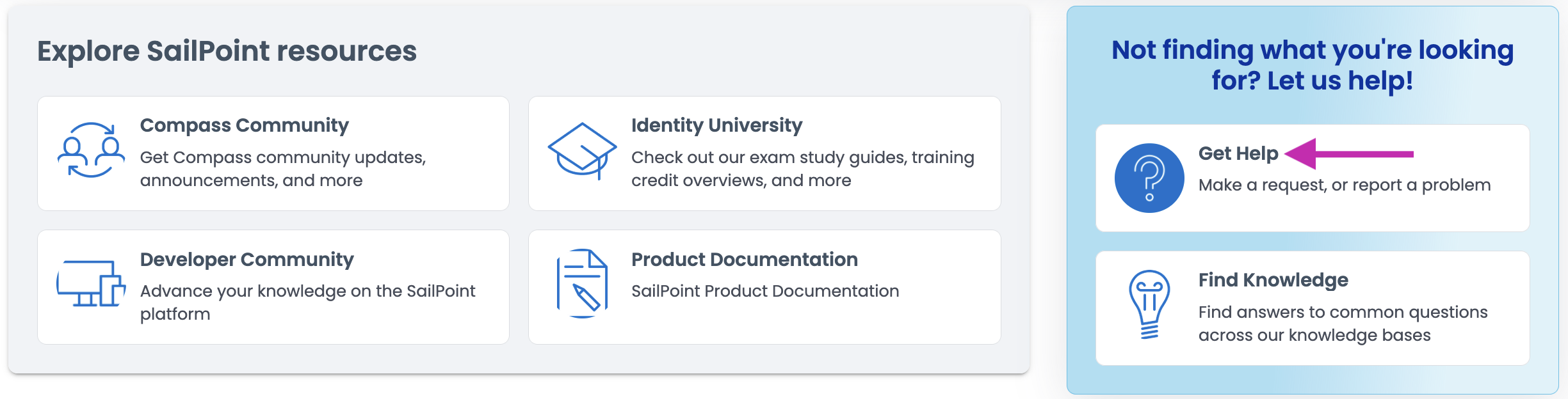 How to: Use the SailPoint Support Portal - Compass